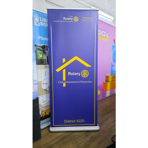 Roll-up Deluxe - Lightbox - Impression grand format, caisson lumineux ...